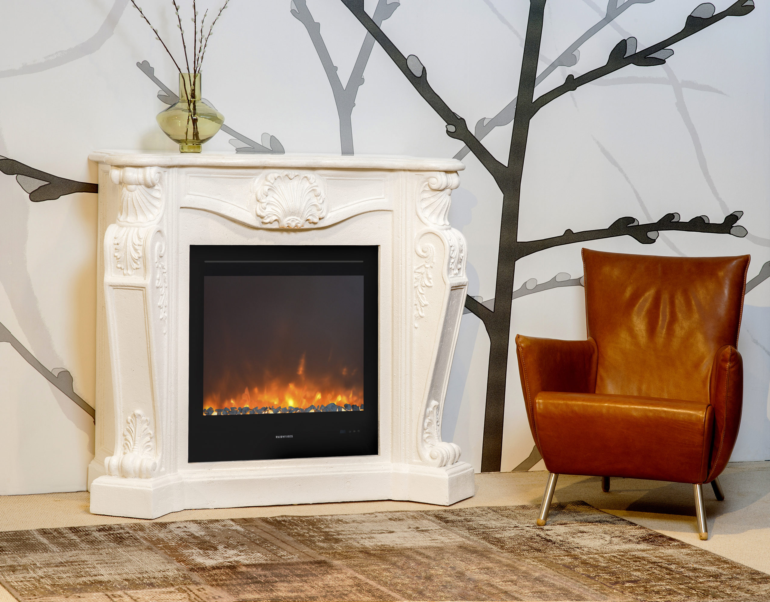 Wimpel Ruby Louis XIV Trivero 70 frittstående offwhite – Wimpel